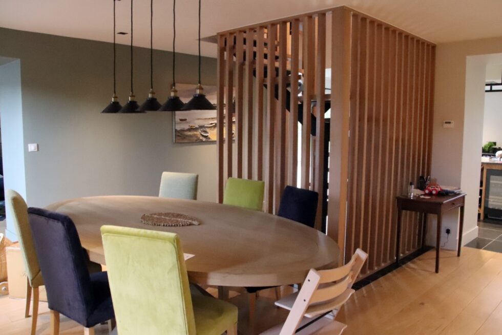 Escalier avec claustra - Avoine Agencement